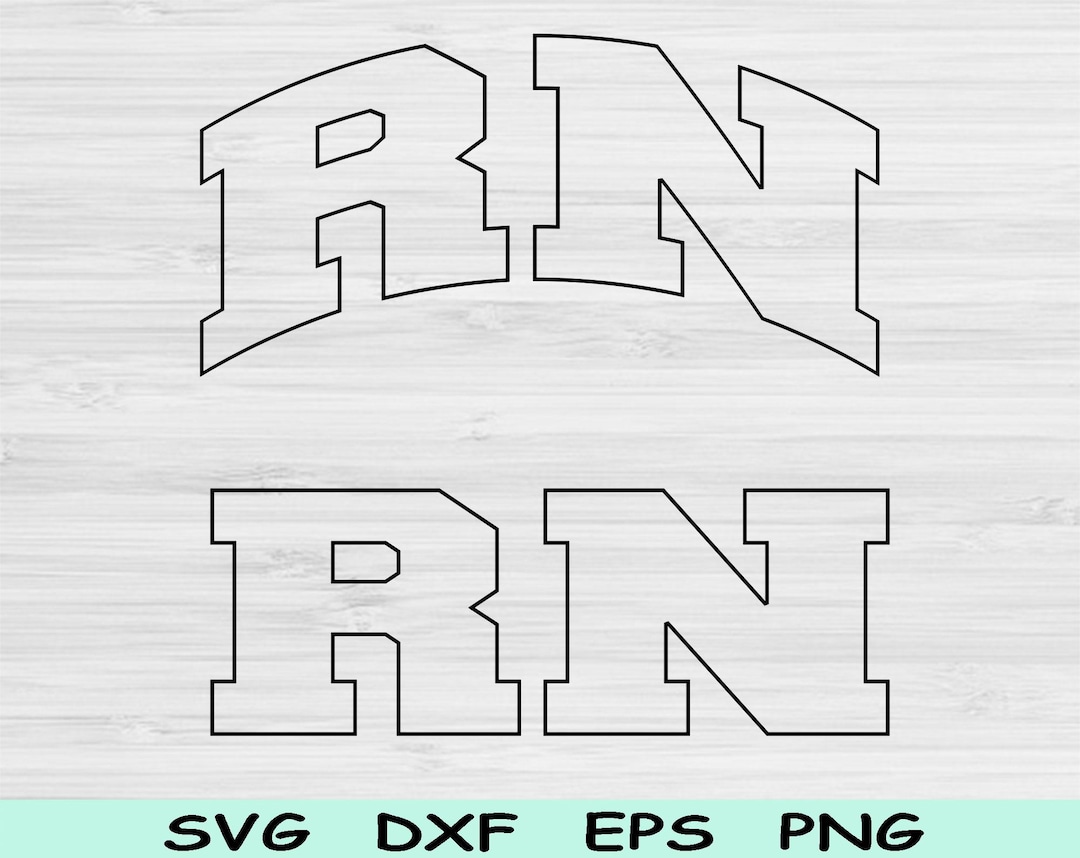 RN Svg, RN Png, Nursing Student, Nurse Svg. Nursing School Svg Files ...