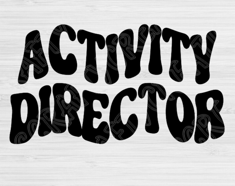 Activity Director Svg, Activity Assistant Wave Svg, Dxf, Eps, Png ...