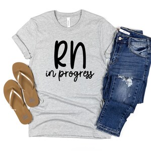 RN Svg in Progress Dxf Png Cut Files, Registered Nurse Svg, Nurse Life ...