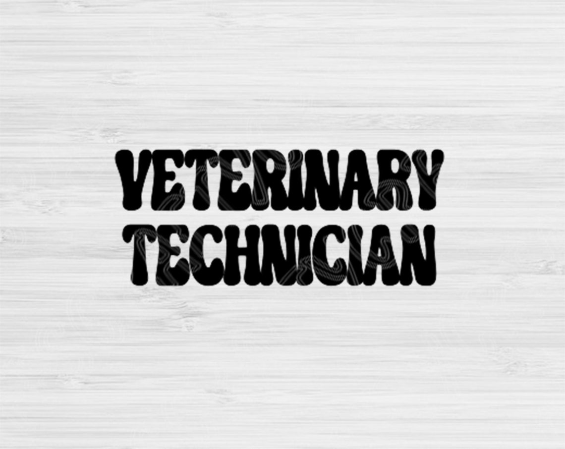 Veterinary Tech Svg Dxf Png Eps Cut Files Veterinary - Etsy
