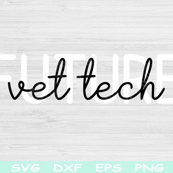 Vet Tech Svg - Etsy