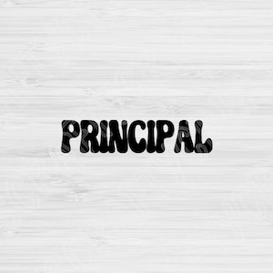Principal Svg Dxf Png Cut Files, Back to School Svg, Retro Wave ...