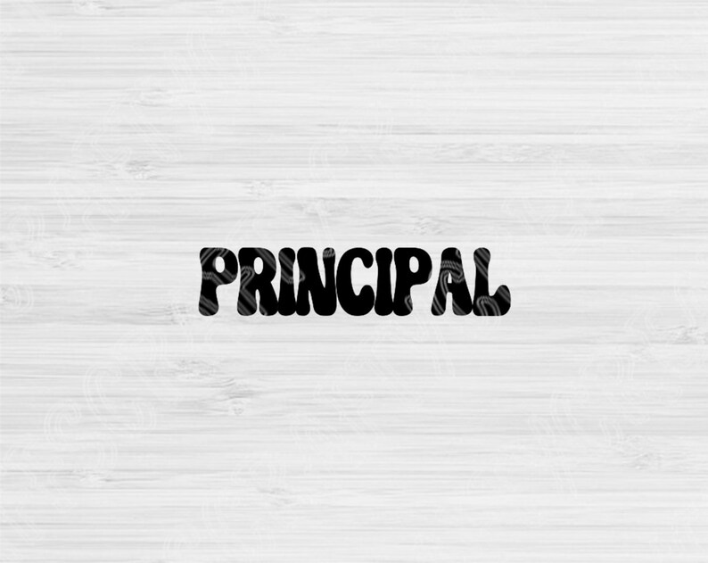 Principal Svg Dxf Png Cut Files Back to School Svg Retro - Etsy