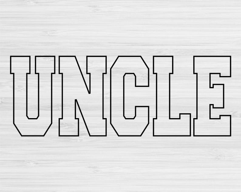 Uncle Svg Cut Files, Uncle Png, Cool Uncle Svg Files for Cricut, Uncle ...