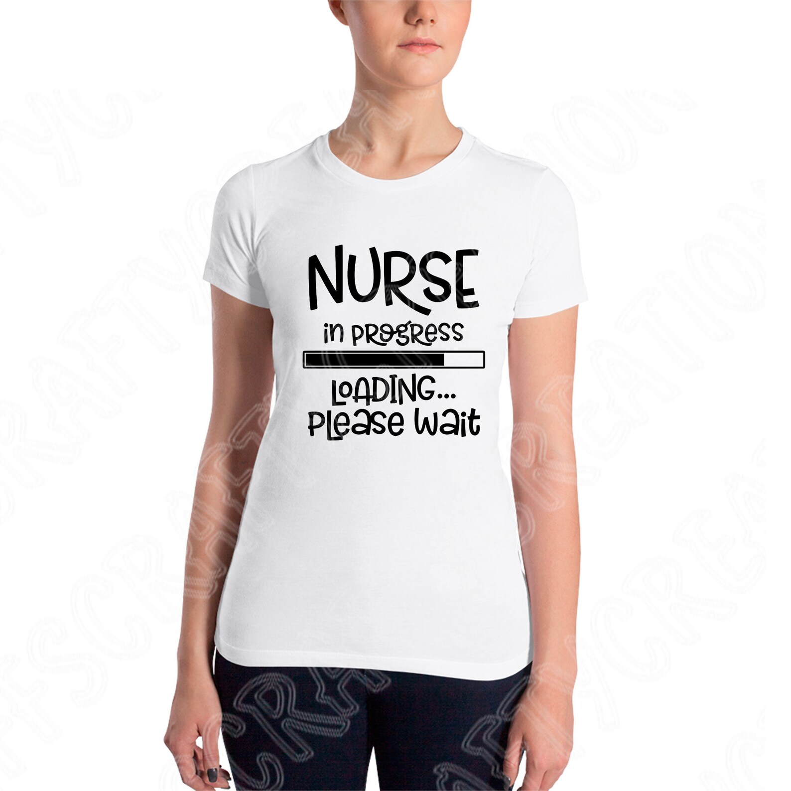Nurse in Progress Loading Please Wait Nursing Student Svg, Nurse Svg ...