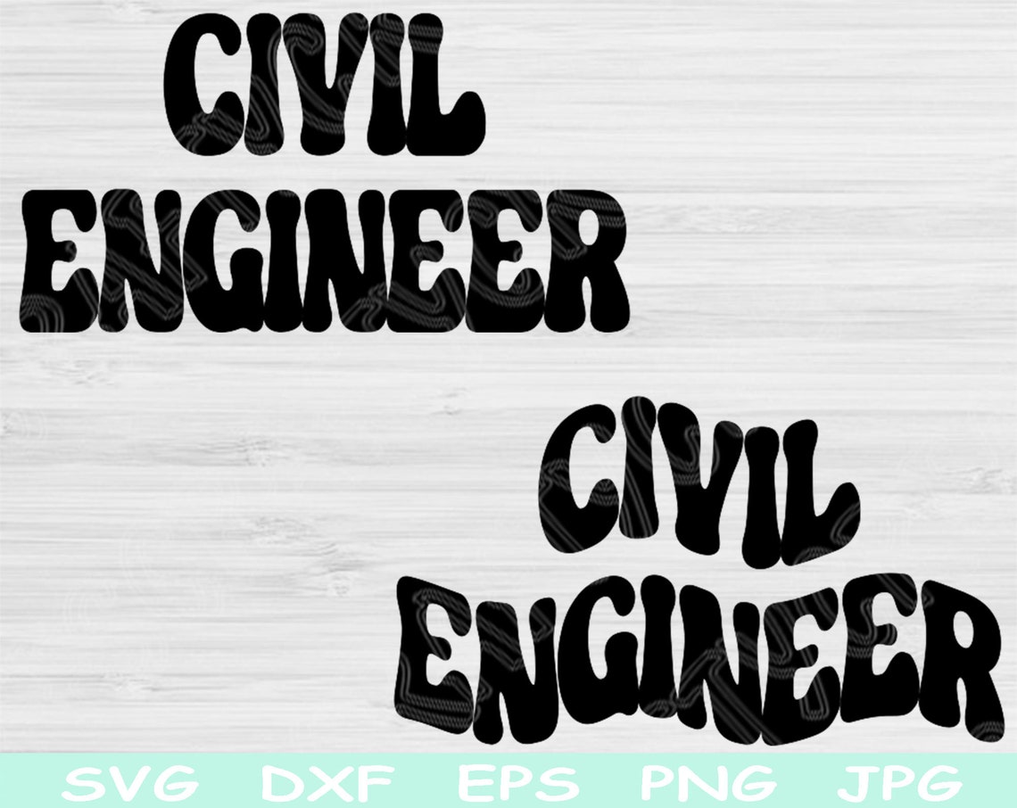 Civil Engineer Svg Dxf Png Eps Cut Files Engineering Svg - Etsy