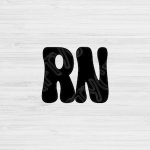 RN Svg Dxf Png Eps Cut Files, Registered Nurse Svg, Nurse Life Svg ...
