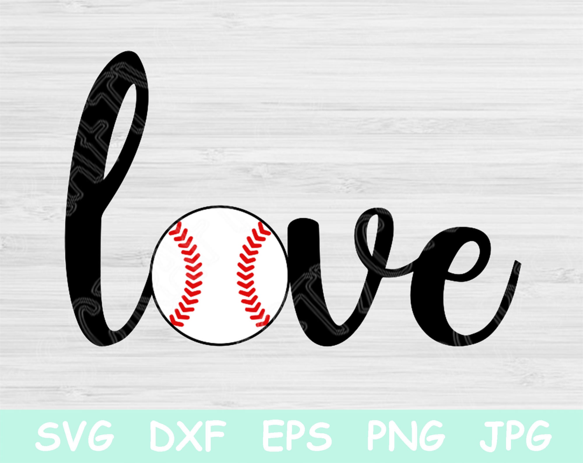 Love Baseball Svg Designs Baseball Shirt Svg Cut Files - Etsy