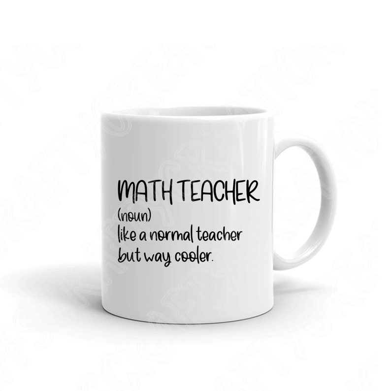 Math Teacher Like A Normal Teacher but Way Cooler Svg Math - Etsy