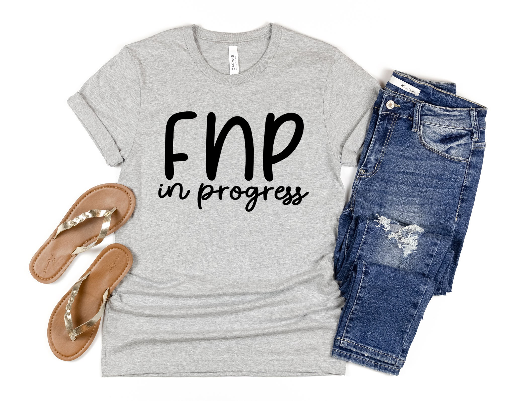 FNP Svg in Progress Dxf Png Cut Files Family Nurse Svg Nurse - Etsy
