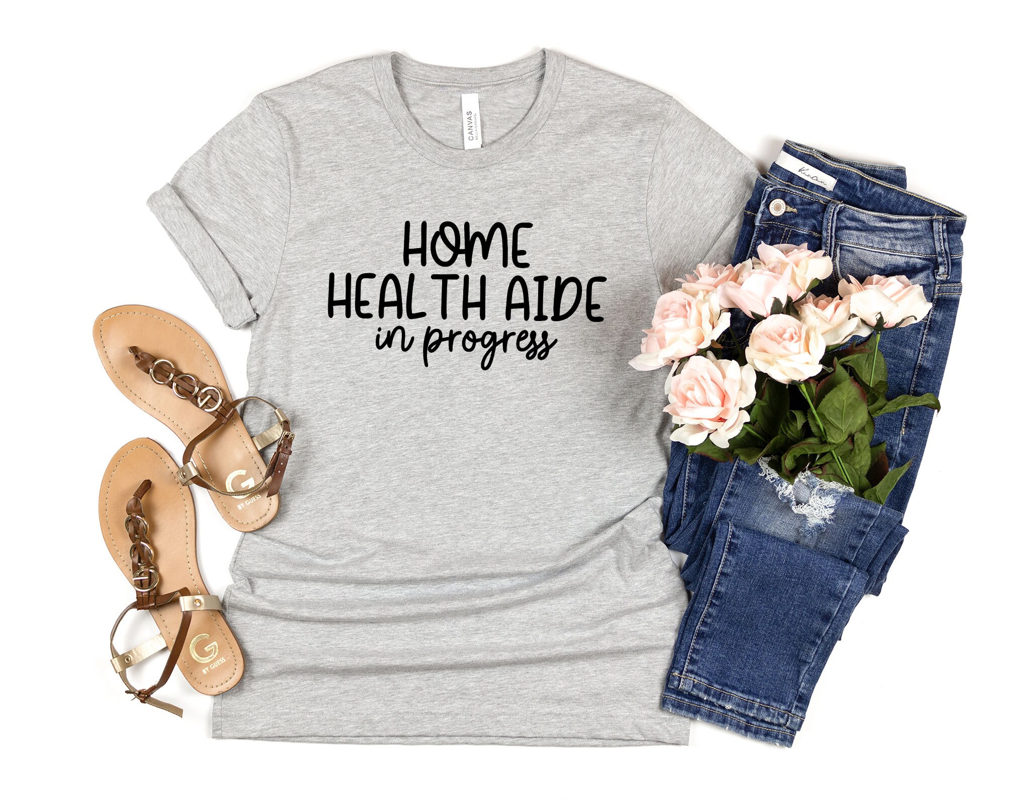 Home Health Aide Svg in Progress Dxf Png Cut Files Home Care - Etsy