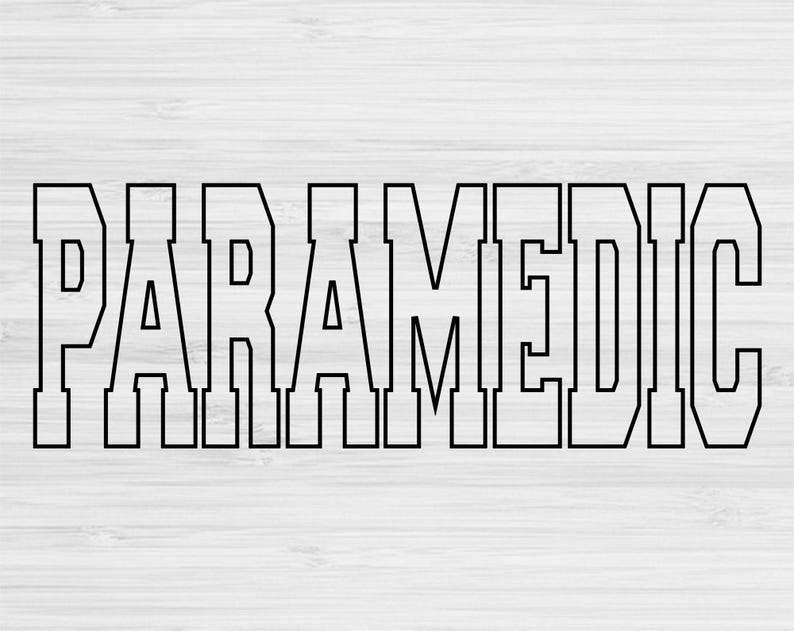Paramedic Svg Cut File, Paramedic Png, EMT Svg Files for Cricut, Medic ...