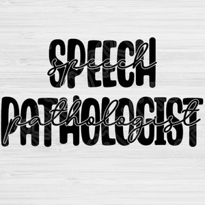 SLP Svg Dxf Png Cut File, Speech Pathologist Svg, Speech Therapist Svg ...