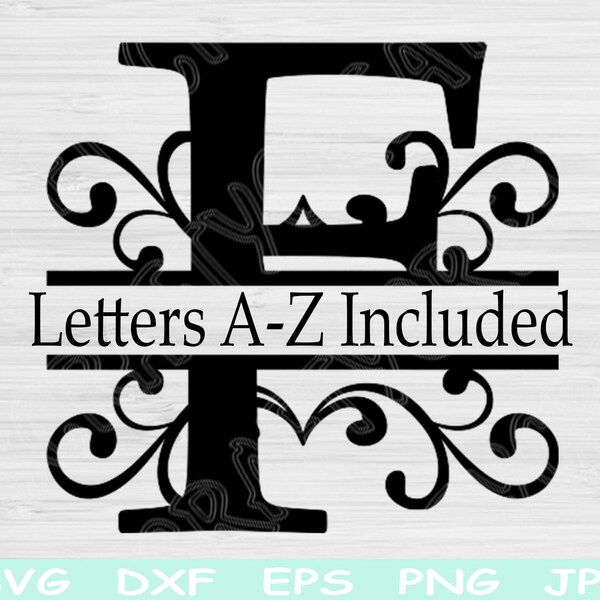Split Letter - Etsy