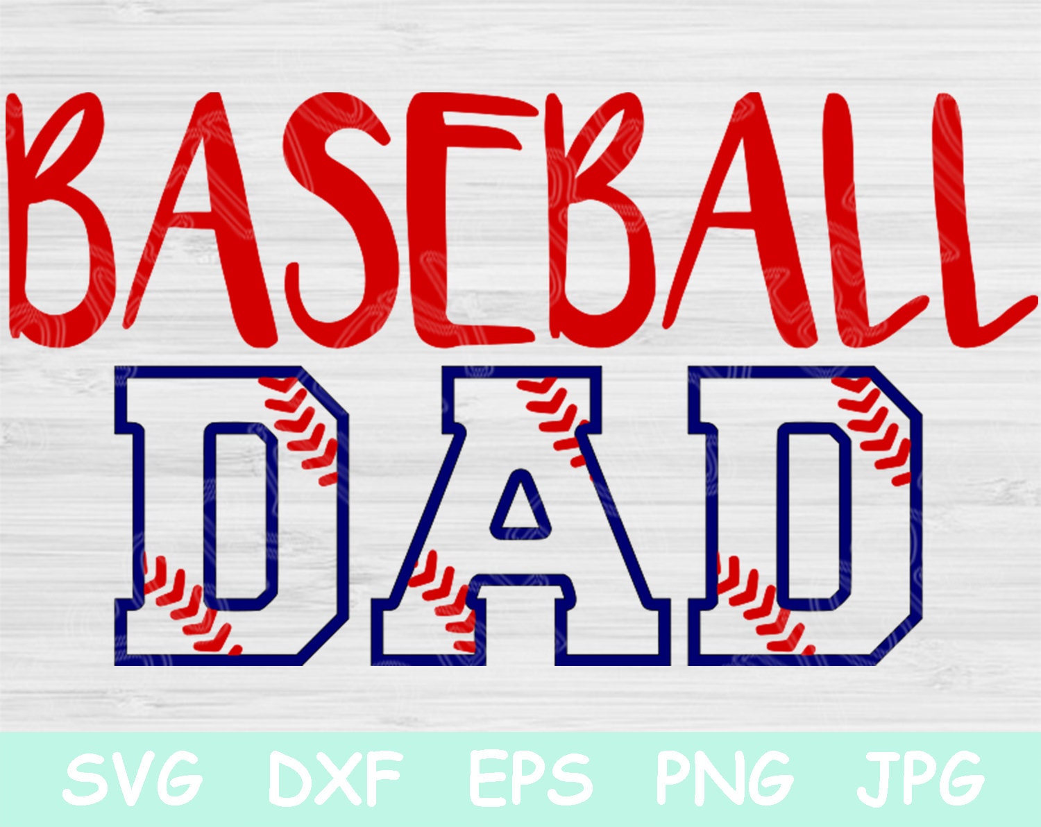 Baseball Dad Svg Files, Baseball Svg. Printable Cut Files for Cricut ...