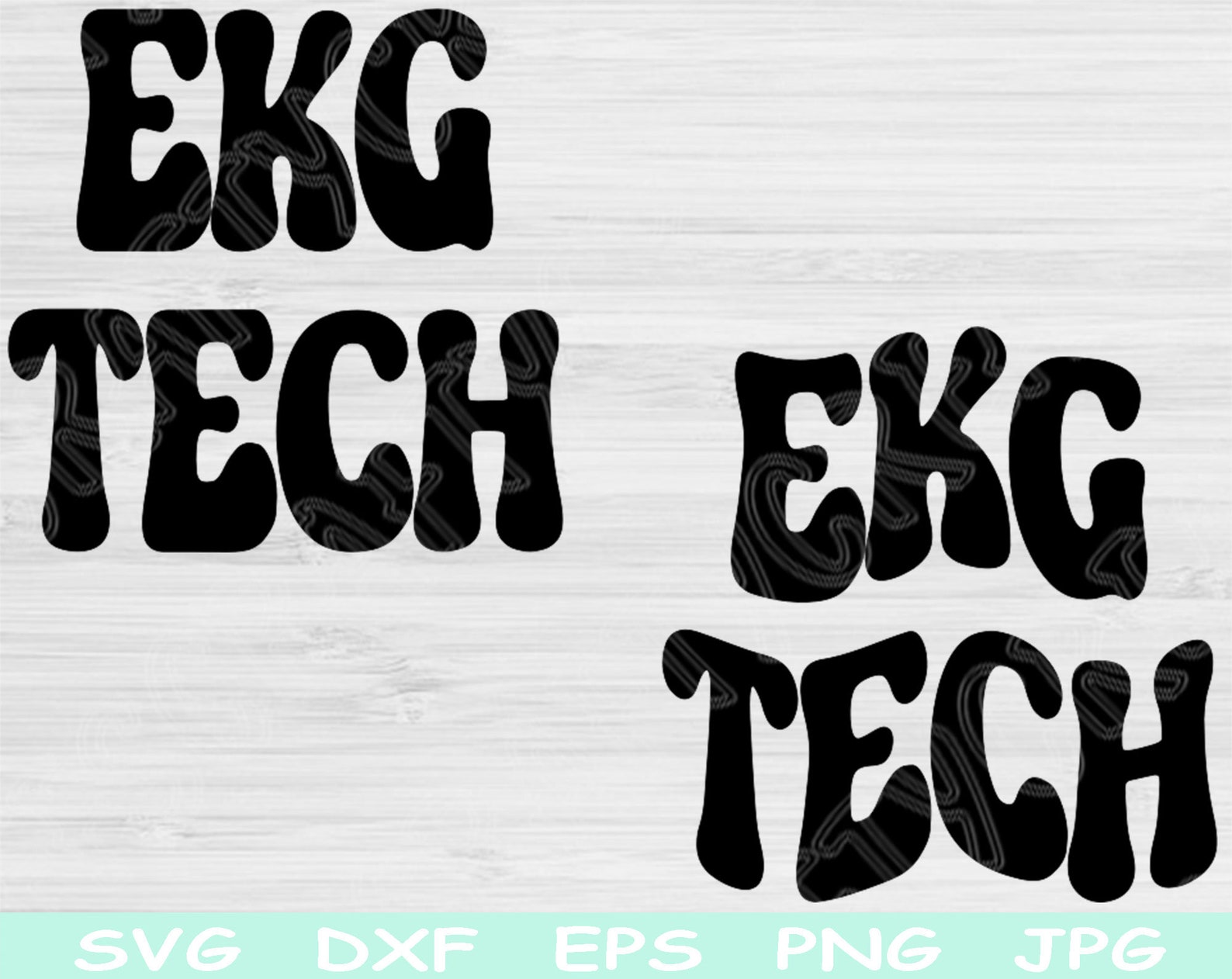 EKG Tech Svg Dxf Png Eps Cut Files Cardiology Svg Cardiac - Etsy