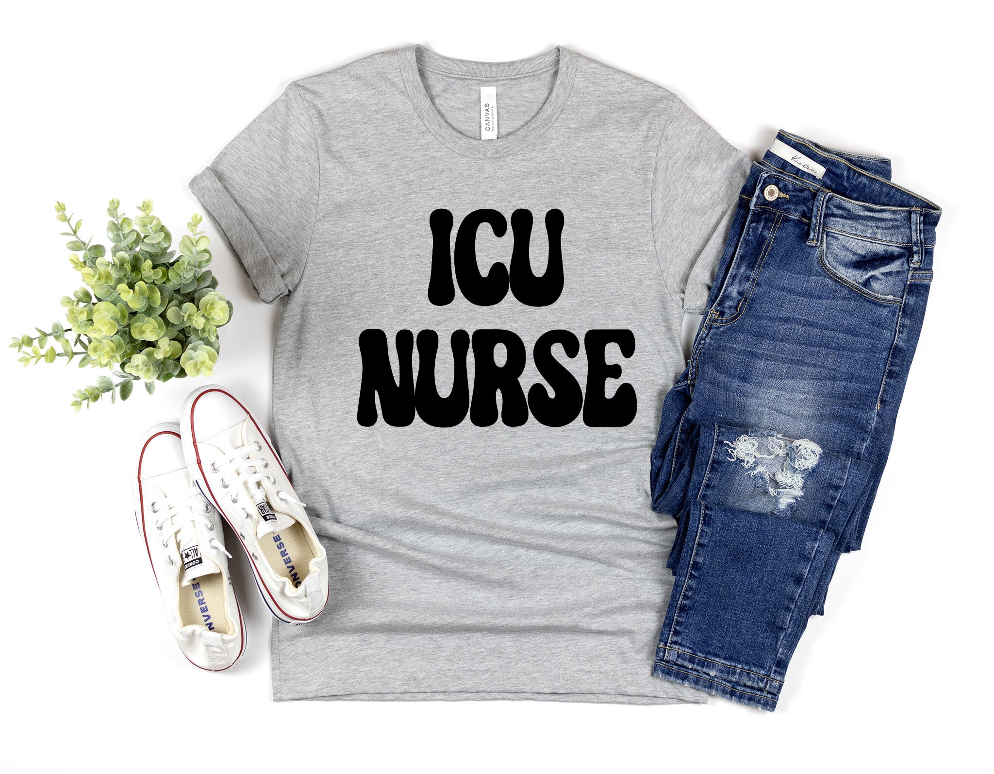 ICU Nurse Svg Dxf Png Eps Cut Files Nurse Shirt Svg - Etsy