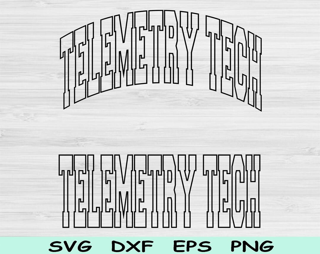 Telemetry Tech Svg Dxf Png Eps Cut Files, Telemetry Technician Svg ...