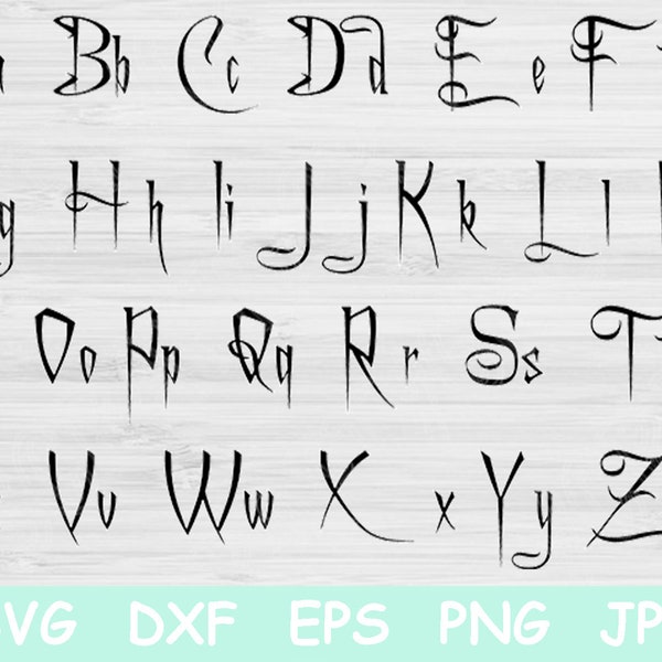 Vine Script Fonts for Cricut - Etsy