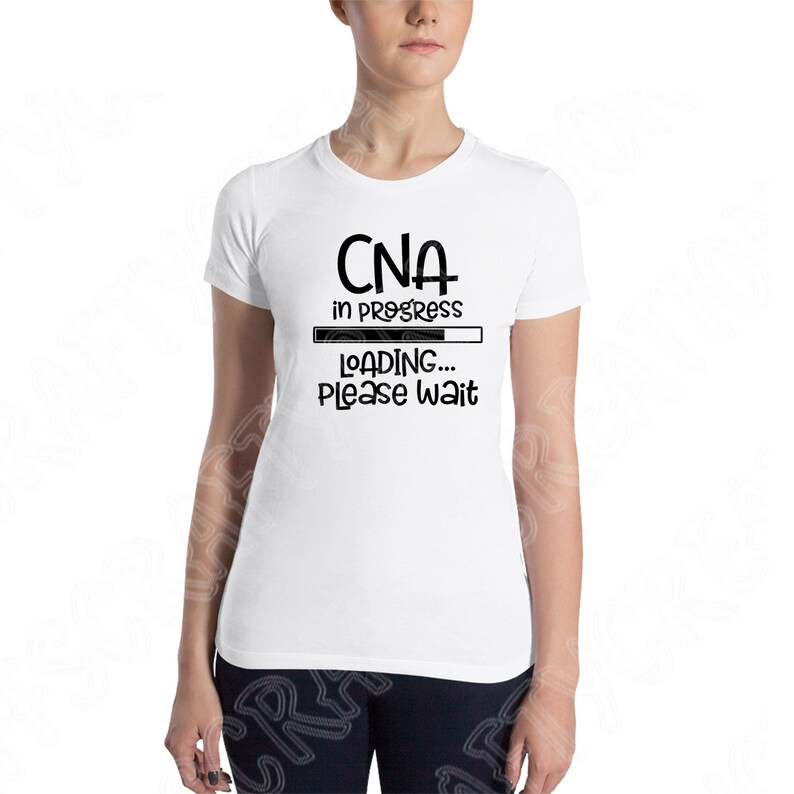 CNA Svg in Progress Loading Please Wait Nursing Student Nurse - Etsy