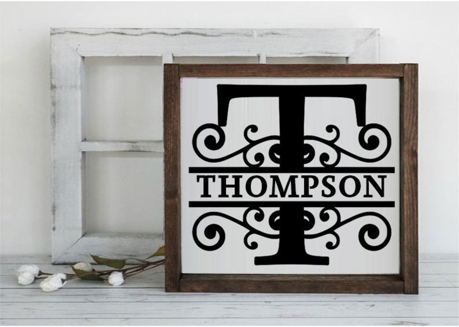 Split Letter Svg Monogram Svg Dxf Eps Png Instant Digital | Etsy