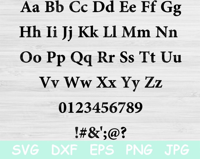 Split Font Svg, Split Letter Svg, Dxf, Eps, Png Instant Digital ...