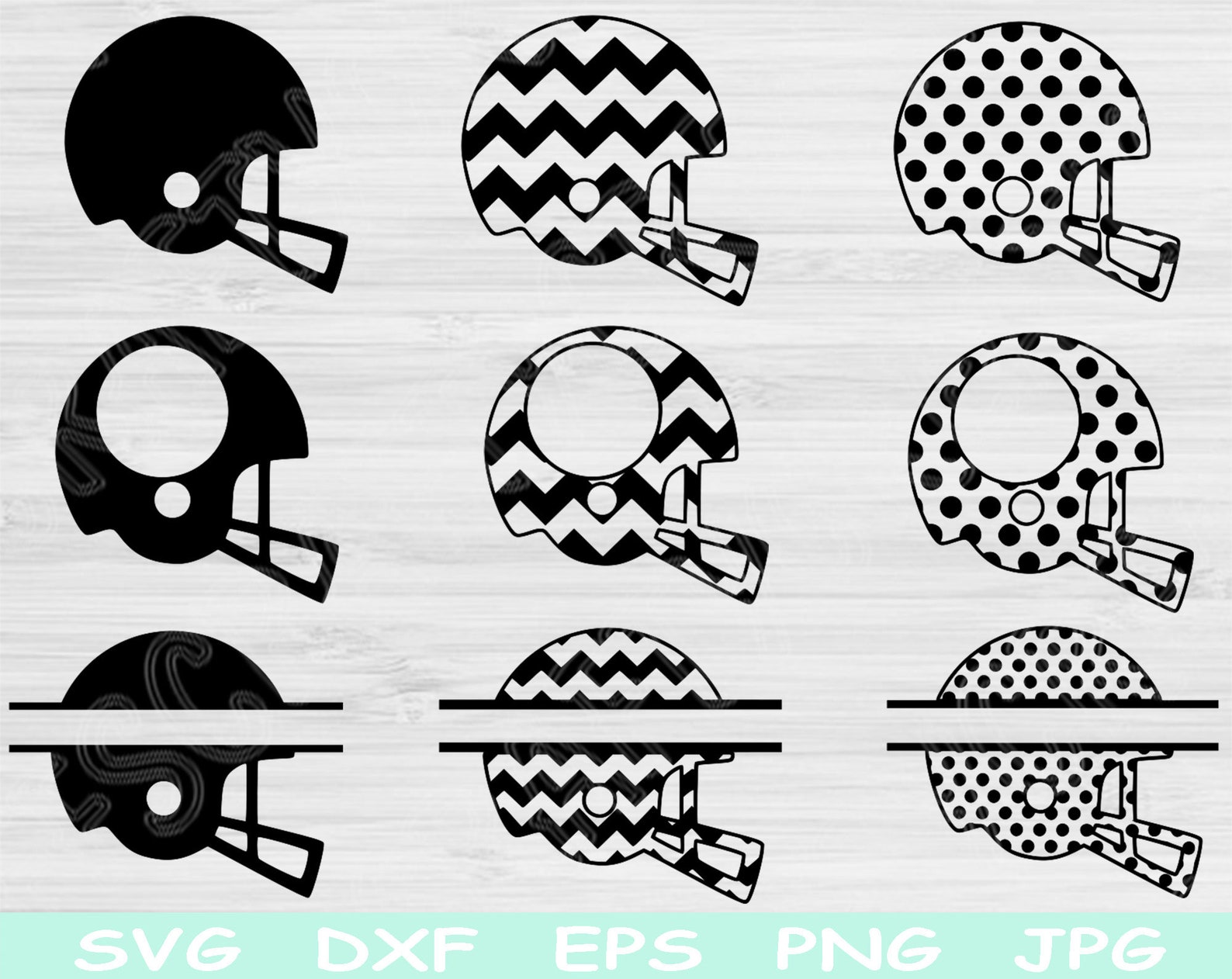 Football Helmet Svg Football Svg Designs Chevron Helmet Svg - Etsy