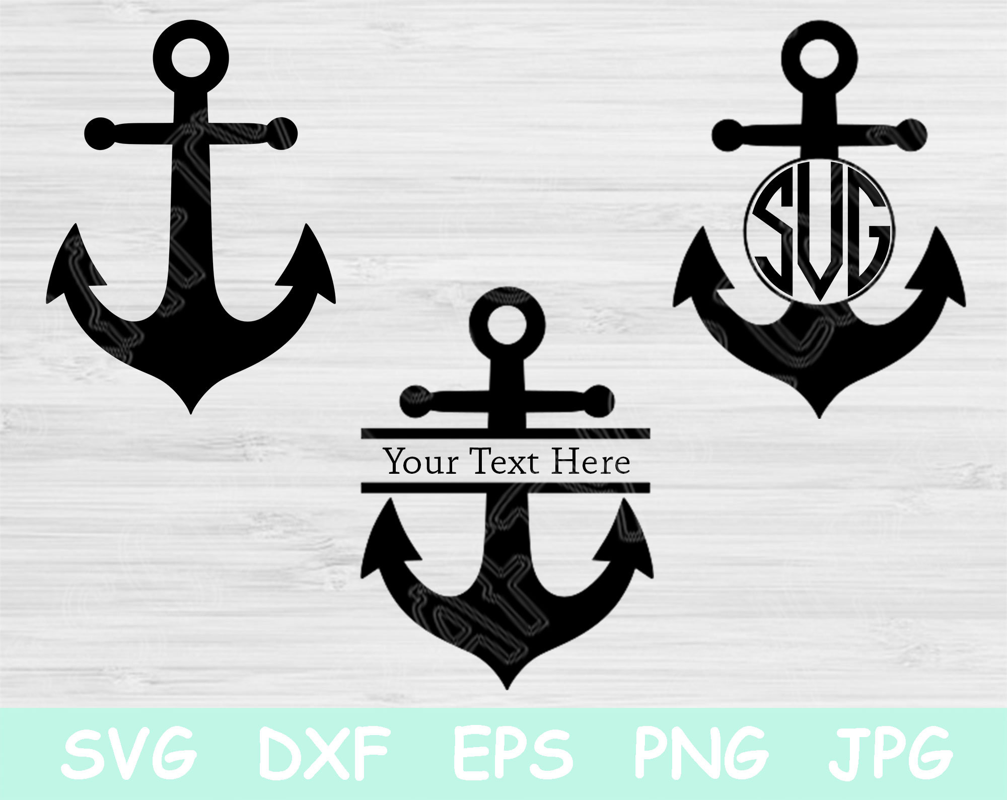 Mandala SVG Anchor Svg Cut File Svg for Cricut Silhouette png dxf jpeg ...