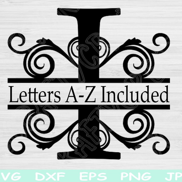 Monogram Font Svg - Etsy