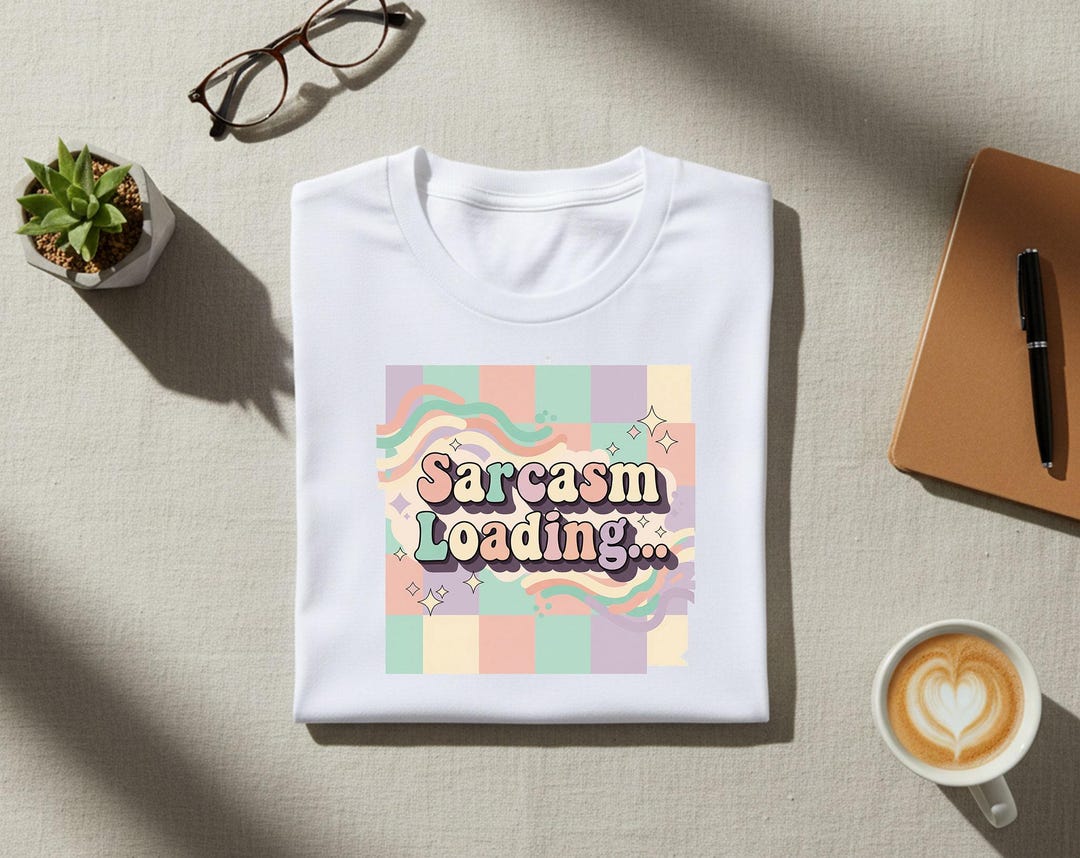 Sarcasm Loading Png, Retro Pastel Funny Quote Clipart, Aesthetic ...