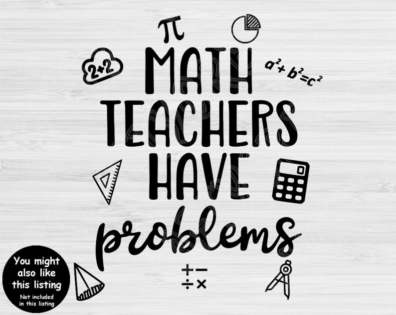 Math Teacher Svg Master Problem Solver Svg Dxf Eps Png - Etsy