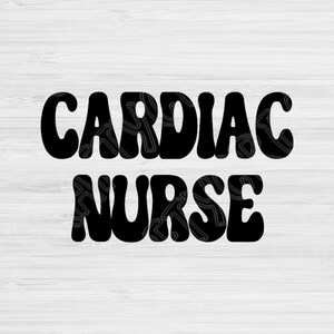 Cardiac Nurse Svg, Heart Nurse Svg File for Cricut, Medical Svg Dxf Png ...