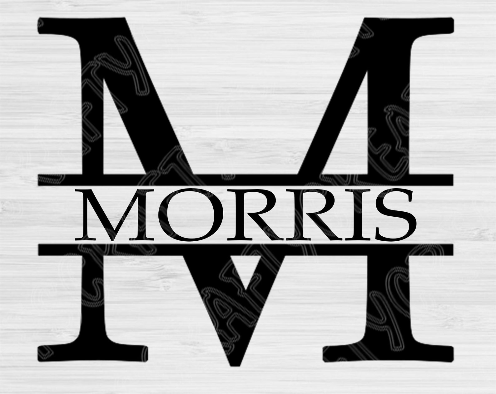 Split Monogram Svg Split Letter Svg. Alphabet Svg Files for - Etsy