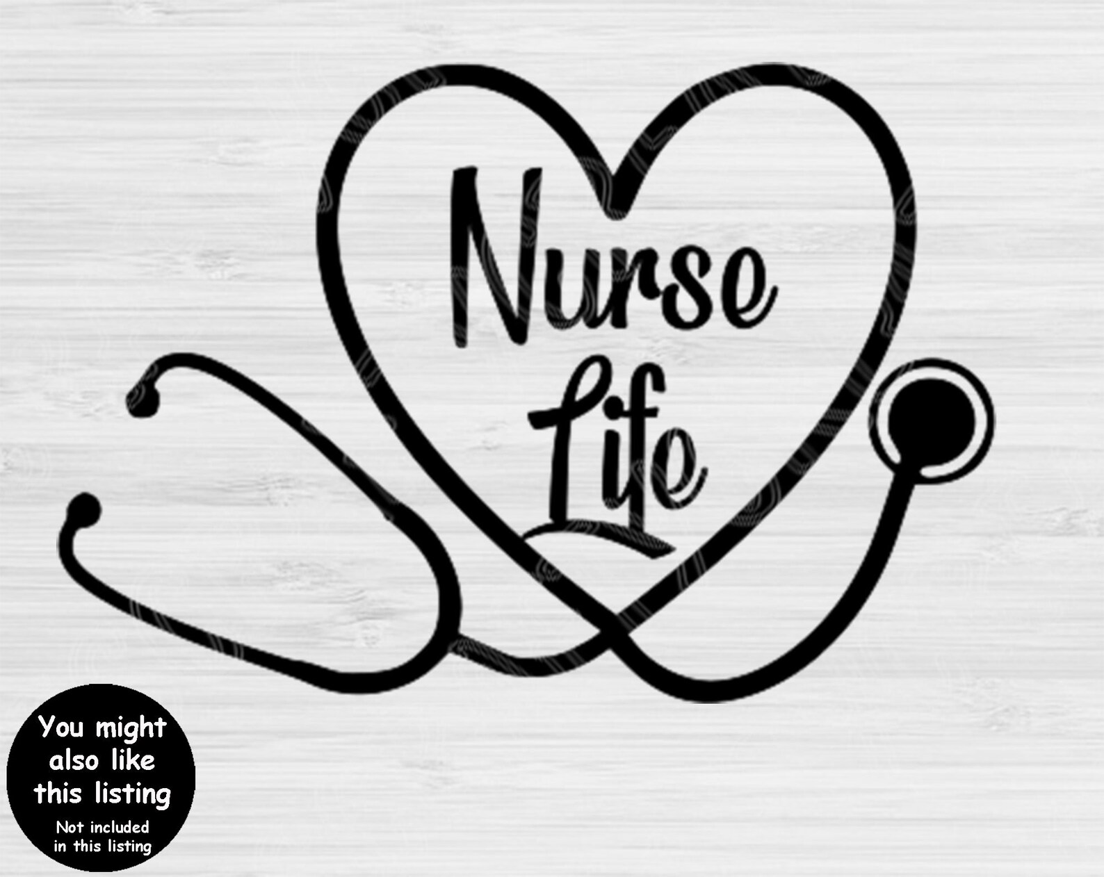 Nurse Life Svg Nurse Svg. Nurse Stethoscope Svg Files for | Etsy