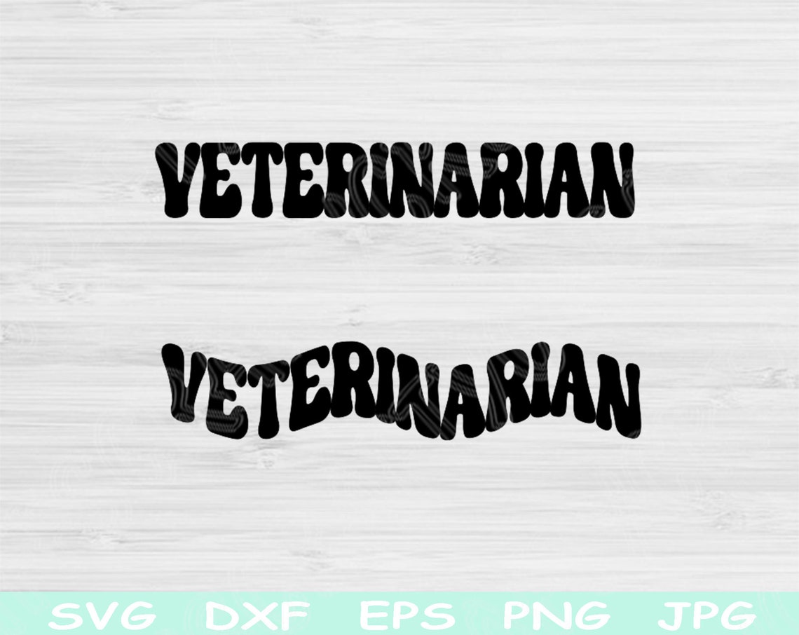 Veterinarian Svg Dxf Png Eps Cut Files Vet Svg Veterinary - Etsy