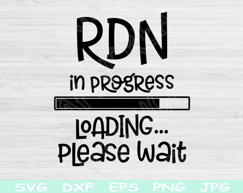 RDN Svg in Progress Loading Please Wait Svg Dxf Eps Png - Etsy