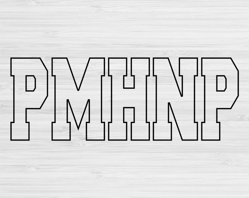 PMHNP Svg Dxf Cut File, PMHNP Png, Mental Health Nurse Svg Files for ...