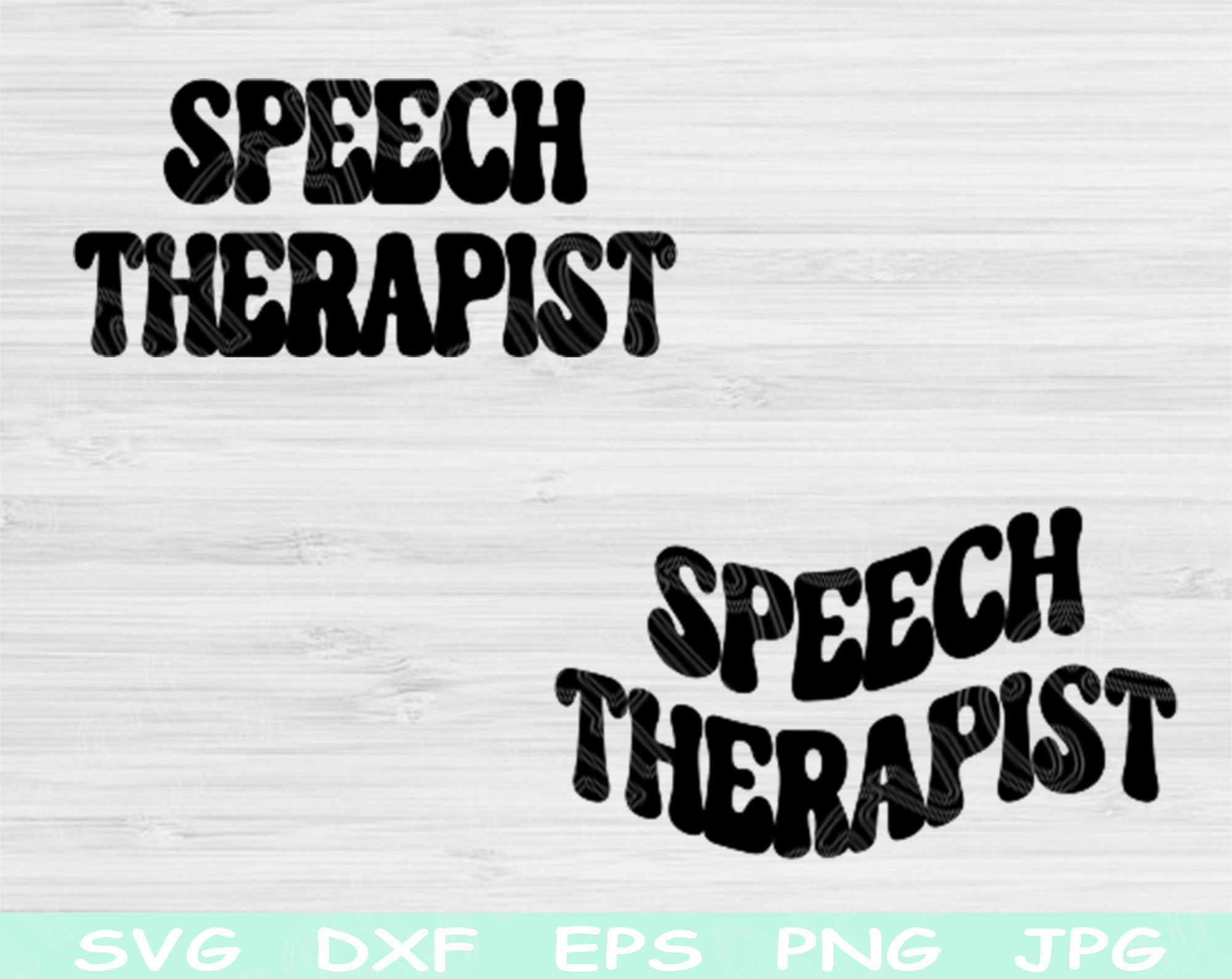 Speech Therapist Svg Dxf Png Cut Files Speech Therapy Svg - Etsy