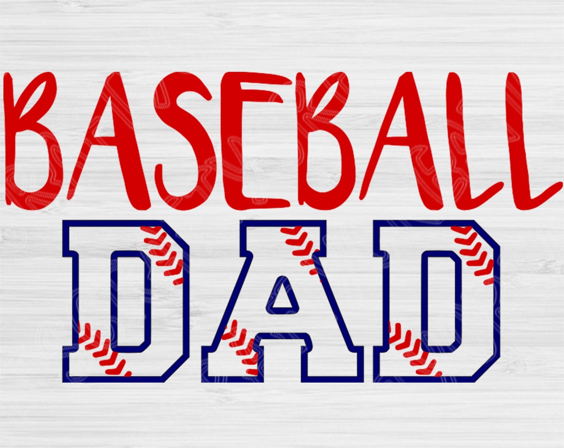 Baseball Dad Svg Files, Baseball Svg. Printable Cut Files for Cricut ...