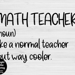 Math the Only Subject That Counts Svg, Math Teacher Svg, Funny Teacher ...