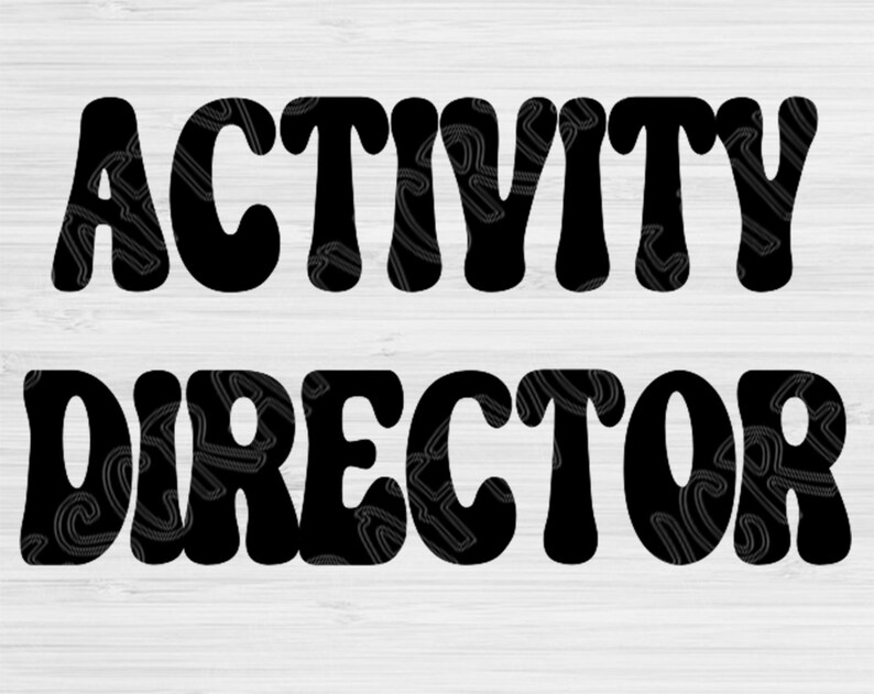 Activity Director Svg, Activity Assistant Wave Svg, Dxf, Eps, Png ...