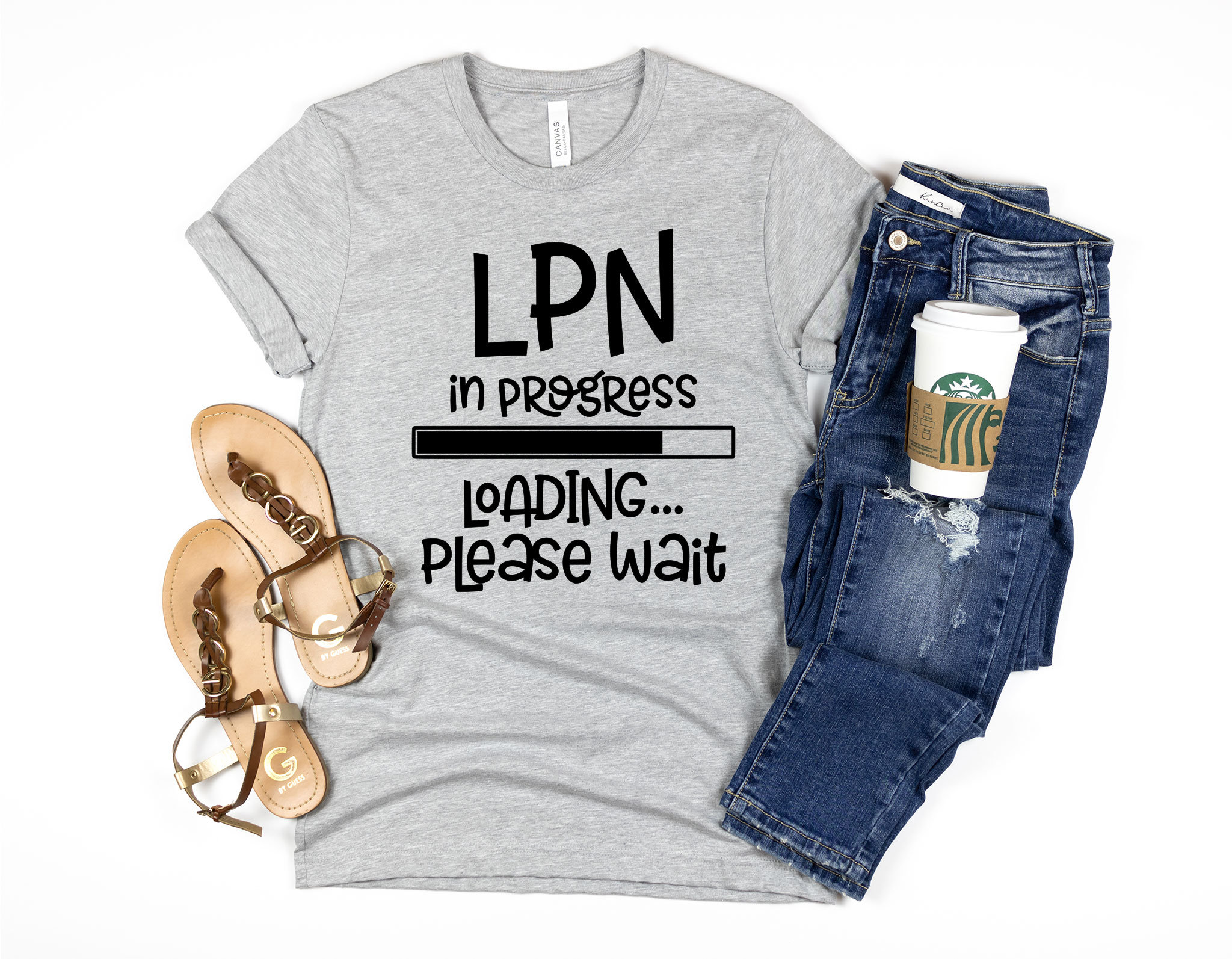 Nurse Svg LPN Svg in Progress Loading Please Wait Dxf Png - Etsy