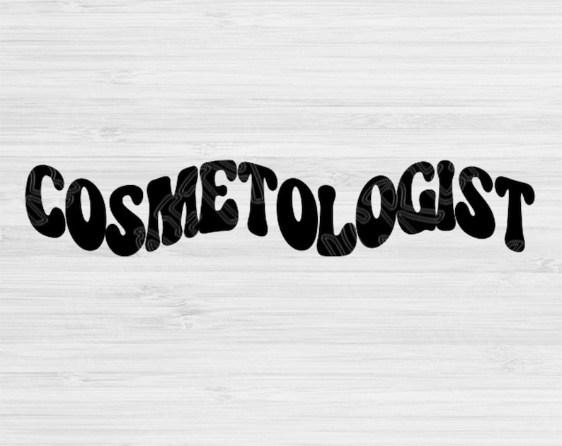 Cosmetologist Svg Dxf Png Eps Cut File Cosmetology Svg - Etsy