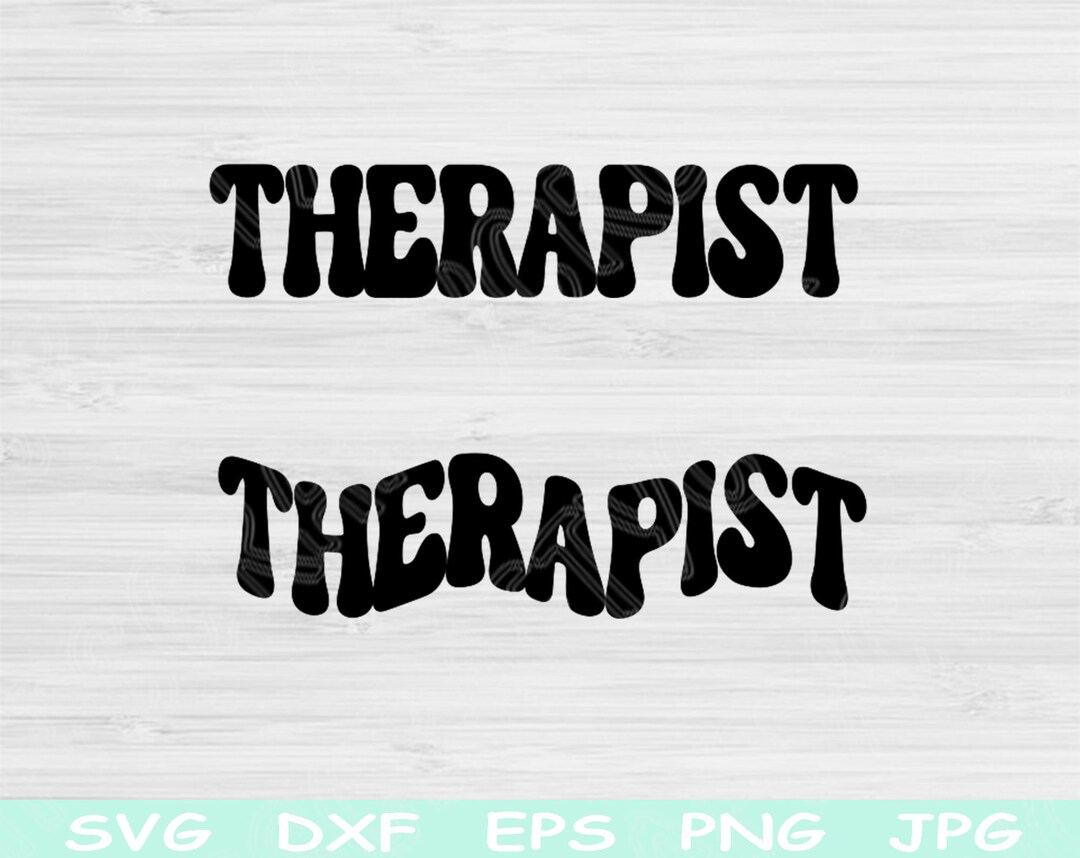 Therapist Svg Dxf Png Eps Cut File, Therapy Svg, Mental Health Svg ...
