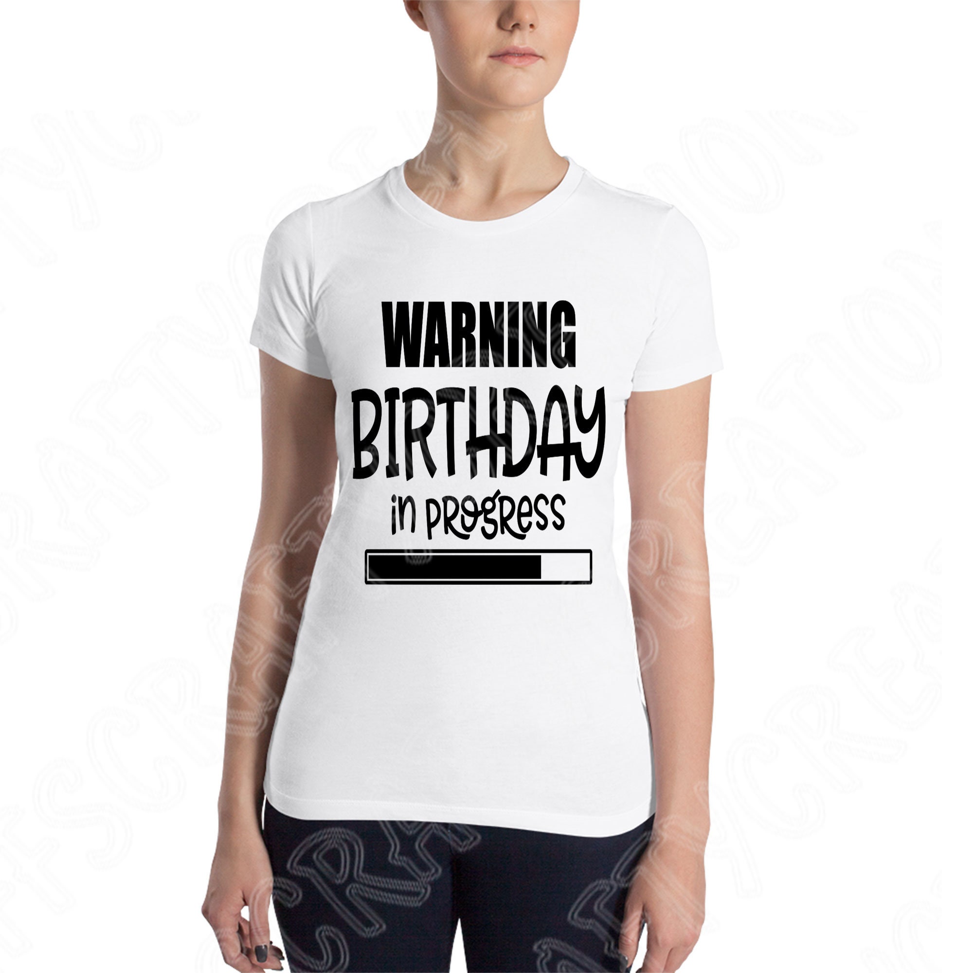 Warning Birthday in Progress Svg Files for Cricut Birthday | Etsy