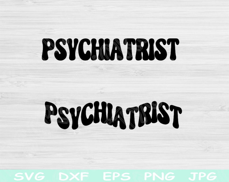 Psychiatrist Svg Dxf Png Eps Cut File Psychology Svg Mental - Etsy