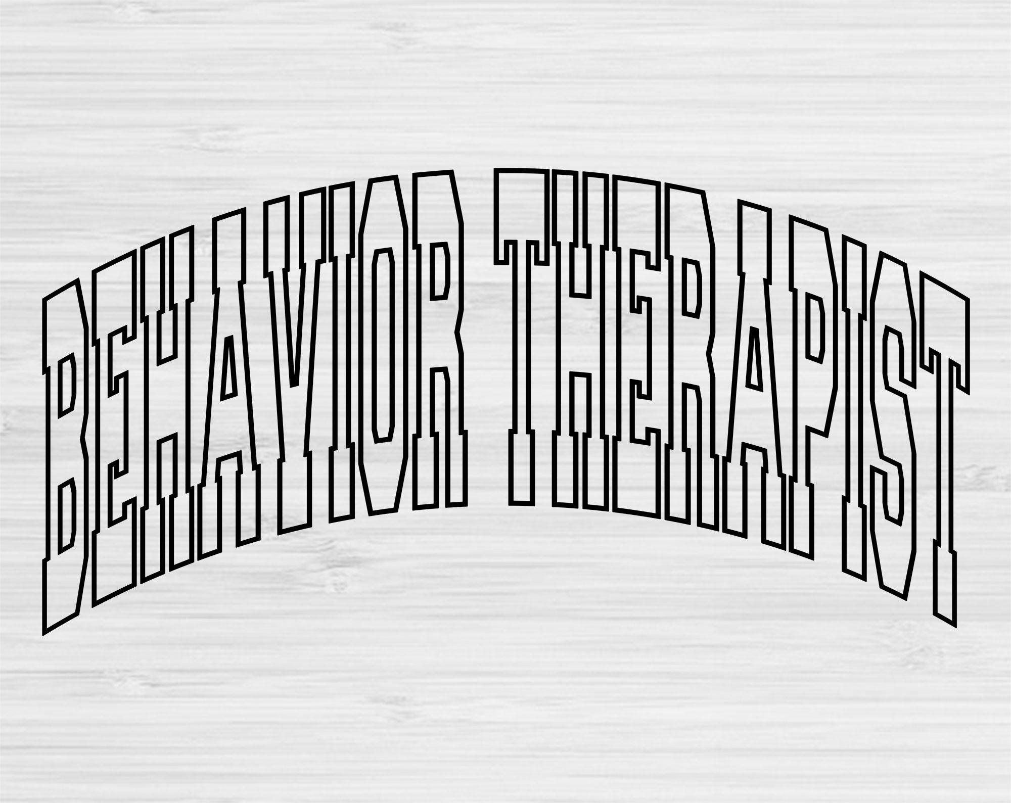 Behavior Therapist Svg Dxf Cut Files, Behavior Therapist Png, Rbt Svg ...