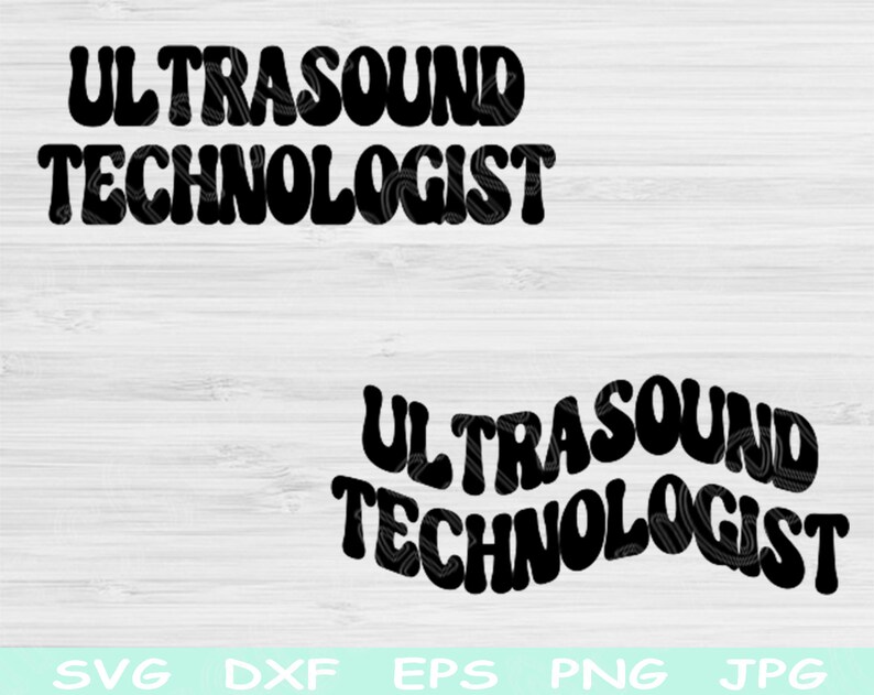 Ultrasound Tech Svg Dxf Png Cut Files Sonographer Svg - Etsy