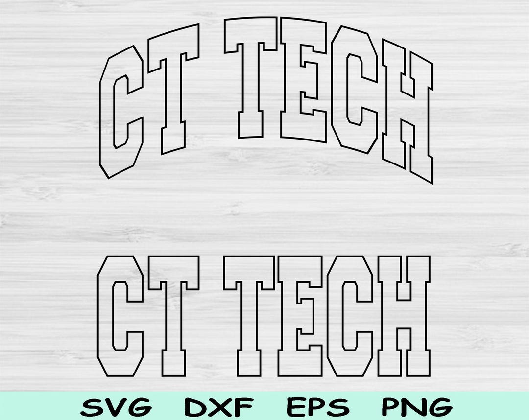 CT Tech Svg Cut Files, CT Tech Png, CT Technologist Svg Files for ...