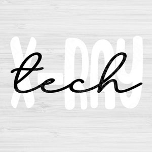 X-ray Tech Svg Dxf Png, X-ray Technician Svg Files for Cricut, X-ray ...